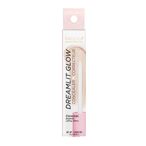 Pacifica Beauty, DreamLit Glow Concealer - Shade 11, Multi-Use Concealer, Conceals, Corrects, Covers, Puffy Eyes and Dark Circles Treatment, Plant-Based Formula, Lightweight, Vegan, Dark Brown