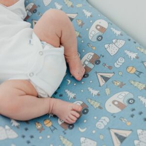 Copper Pearl Premium Knit Diaper Changing Pad Cover"Bridger"