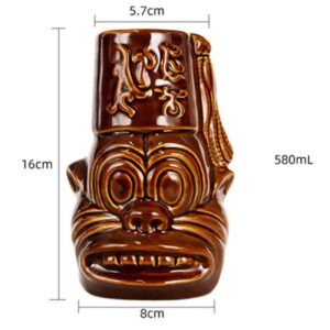 ADIASEN 1pc new monkey ceramic tiki mug personality Hawaiian cocktail mug ceramic mug tiki mug Creative and personalized ceramic cup