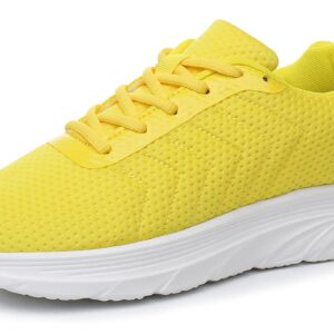 Cull4U Women's Yo-Slip Walking Shoes (7 M US,Yellow)