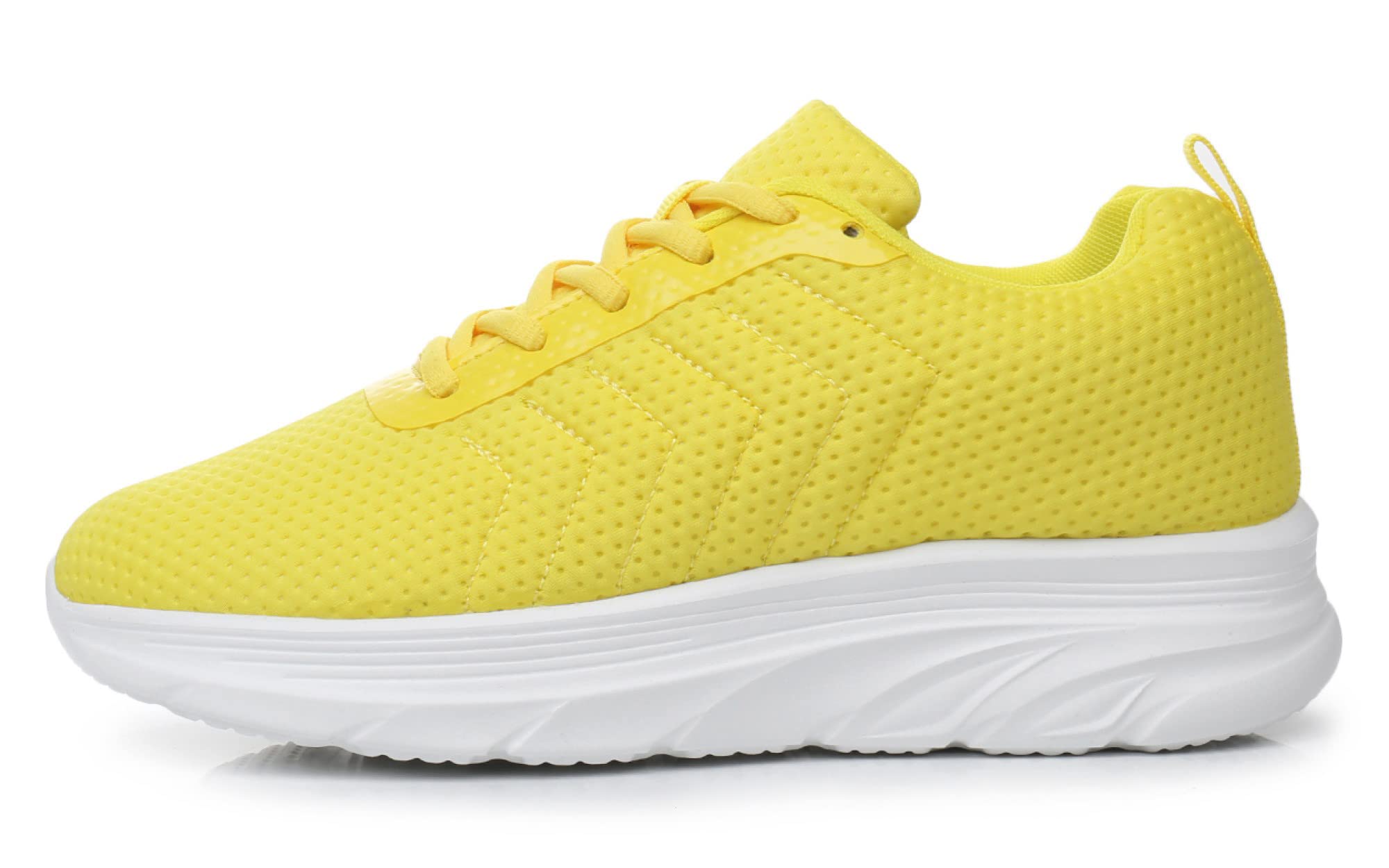 Cull4U Women's Yo-Slip Walking Shoes (7 M US,Yellow)