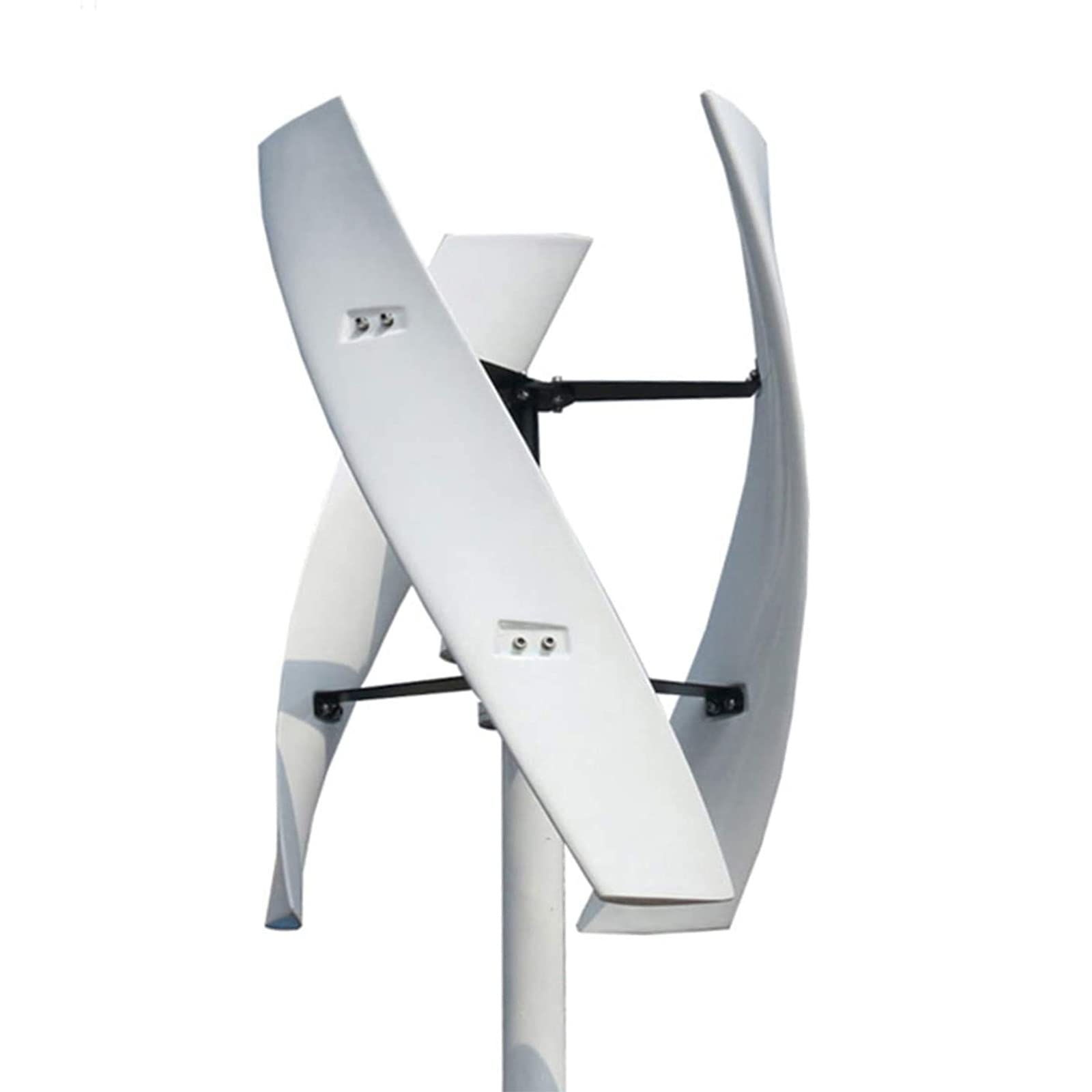 Efficient New Vertical Wind Turbine, 9000W 3 Bladeslow Noise Rotation Wind Turbine Generator for Windmill Home Farm Wind Generator (White,12V 24V 48V),12v