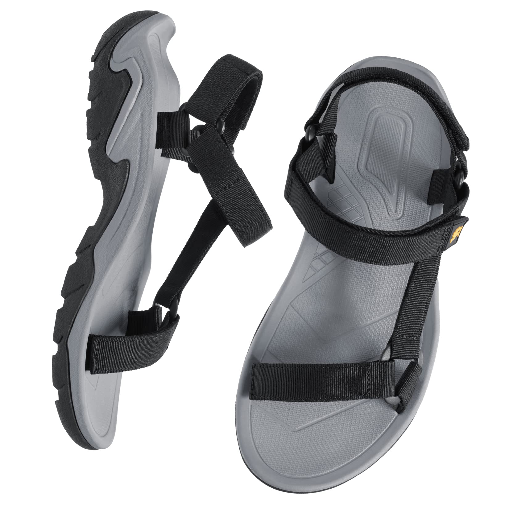 CAMELSPORTS Hiking Sandals for Women Wide Comfortable Walking Sandals Waterproof Womens Summer Sandals Stylish Athletic Sport Sandal with Adjustable Hooks with Arch Support for Beach Vacation Casual