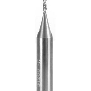 Yonico Upcut Router Bits Spiral 2 Flute Solid Carbide CNC End Mill 1/16-Inch Dia. 1/4-Inch Shank 31208-SC