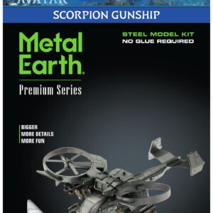 Metal Earth Premium Series Avatar 2 Scorpion Gunship 3D Metal Model Kit Fascinations