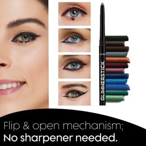 eldimer 3 PCS Set - Avon Glimmerstick Eyeliner - Blackest Black - Starry Night Blue - Emerald Green