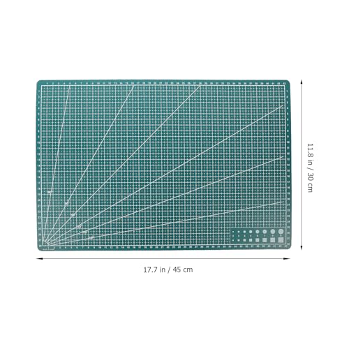 COHEALI Cutting Mat 24 X 36 Mat 24 X 36 Precision Healing Rotary Carving Crafts Board Self Sewing Art Pad Handcraft Hobby Fabric Mat for Tabletop Pads Professional DIY Craft Green Double Cutting