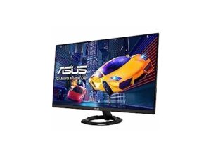 asus 27” 1080p gaming monitor (vz279qg1r) - full hd, ips, 75hz, 1ms, extreme low motion blur, freesync, eye care, displayport, hdmi, tilt adjustable, ultra-slim,black