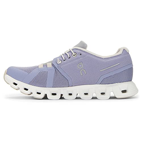 ON Women's Cloud 5 Sneakers, Nimbus/Alloy, 7.5