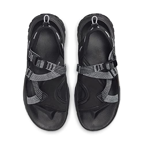 Nike Women's Oneanta Sandals, Black/Pure Platinum/Wolf Grey, 9