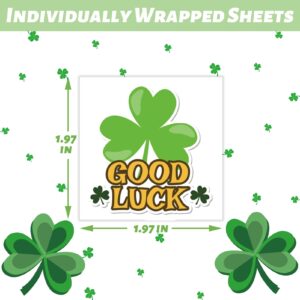 240 Pcs Shamrock Temporary Tattoos for kids, Safety Waterproof Bulk Tattoos Stickers, Children's Temporary Tattoo Toys, Best Choice for St. Patrick's Day Parade and Irish Party , 60 Different