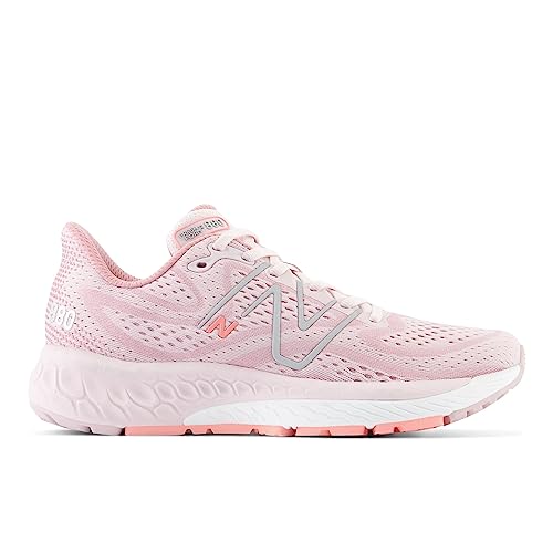 New Balance Women's Fresh Foam X 880 V13, Stone Pink/Hazy Rose/Black Metallic, 8