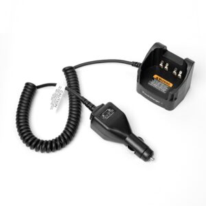 fumei rln6434a car travel charger base compatible with motorola radio apx 6000 apx 7000 apx 8000