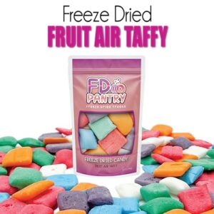 Freeze Dried Air Taffy Candy - Variety Fruit Flavors, 3.5oz | Strawberry, Melon, Cherry, Raspberry, Orange, Grape, Mystery | Crunchy Snack Sour Treat, Gift