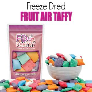 Freeze Dried Air Taffy Candy - Variety Fruit Flavors, 3.5oz | Strawberry, Melon, Cherry, Raspberry, Orange, Grape, Mystery | Crunchy Snack Sour Treat, Gift