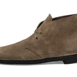 Clarks Men's Desert Chukka Boot, Dark Grey Suede, 8.5