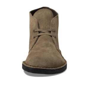 Clarks Men's Desert Chukka Boot, Dark Grey Suede, 8.5