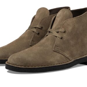 Clarks Men's Desert Chukka Boot, Dark Grey Suede, 8.5