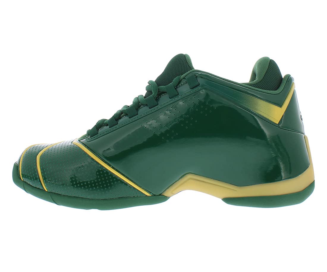 adidas T-Mac 2.0 Restomod Green/Gold/Metallic/White Men's Basketball Shoe USMEN 9 US WMN 10