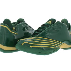 adidas T-Mac 2.0 Restomod Green/Gold/Metallic/White Men's Basketball Shoe USMEN 9 US WMN 10