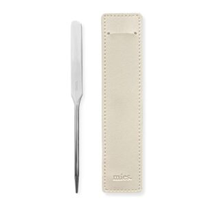 mies makeup spatula, korean foundation spatula, cosmetic spatula, makeup spatula, foundation spatula korean beauty tool, stainless steel spatula for face, foundation applicator