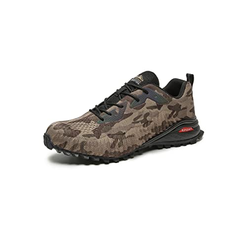 Youcanup Trendy Womens Trail Running Shoes Athletic Shoes Outdoor Workout Shoes Walking Sneakers for Women Camo