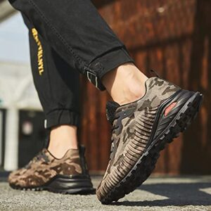 Youcanup Trendy Womens Trail Running Shoes Athletic Shoes Outdoor Workout Shoes Walking Sneakers for Women Camo