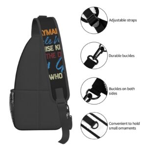 ZREXUO Jesus Sling Bag For Women Men,Christian Jesus Crossbody Shoulder Bags Chest Bag Travel Hiking Daypack For Outdoor