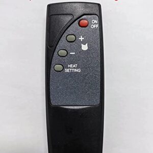 Replacement for FMI Electric Fireplace Heater Remote Control FEF26 FEF260 F2609E R71007A 125397-01