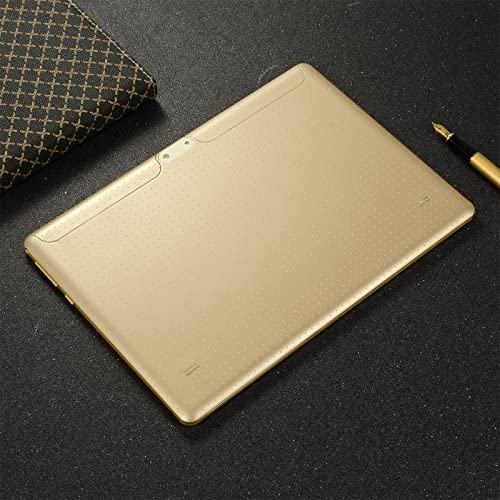 Tablet Android 5.1 Operating System 10.1-inch HD Display Octa Core Processor 1GB RAM and 16GB ROM TF Expansion Support Built-in WiFi Bluetooth GPS Tablet , Gift for Family (Gold)