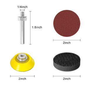 LIZMOF Sanding Discs Pad Kit, Sand Paper Set for Drill Sanding Grinder Rotary Tools with Backer Plate Shank, Sanding Pads 60-3000 Grit, 300PCS, 2 Inches