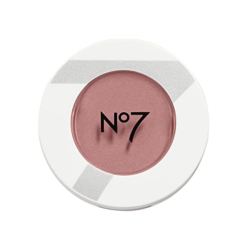 No7 Matte Powder Blush - Pomegranate - Loose Blush Makeup Palette for Instant Flush of Color - Makeup Powder for Face with Skin Conditioning Vitamin E (3g)