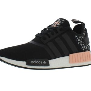 adidas Originals NMD R1 Womens Shoes Size 9.5, Color: Black/White/Grapefruit