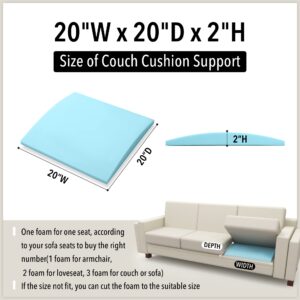 Tromlycs Couch Sofa Cushion Support for Sagging Seat Arched Furniture Seat Under Cushion Sag Repair