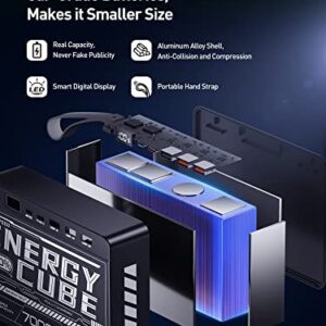 MOVE SPEED 70000mAh Power Bank High Capacity, 22.5W Max PD 3.0 Fast Charging, Large Power Bank,4 Outputs 2 Inputs,LED Display,USB-C Battery Packs for iPhone, Samsung, Outdoors Camping, Cyberpunk Style