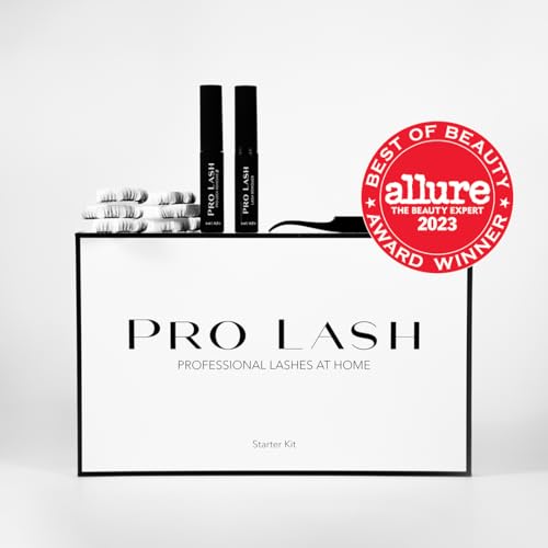 Pro Lash Starter Kit | Professionally Styled Lashes at Home | Easy Application Professional Quality | Waterproof | Lasts up to 10 Days with ProLock Adhesive System | 3 Sets of Lashes (Classic)