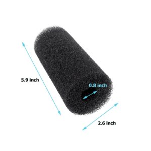 Qzbhct 5.9″ Big Prefilter Foam Sponge Replacement Filtration Kit for Pond Aquarium Fish Tank Pad (3 PCS)