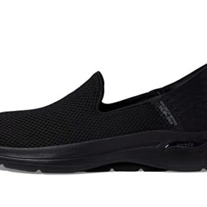 Skechers Go Walk Arch Fit Summer Views Hands Free Slip-Ins Black 11 D - Wide