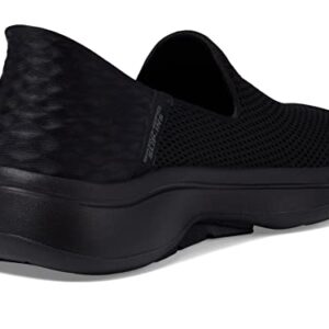 Skechers Go Walk Arch Fit Summer Views Hands Free Slip-Ins Black 11 D - Wide