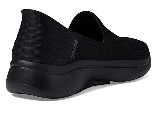 Skechers Go Walk Arch Fit Summer Views Hands Free Slip-Ins Black 11 D - Wide