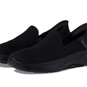 Skechers Go Walk Arch Fit Summer Views Hands Free Slip-Ins Black 11 D - Wide