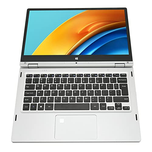 FOTABPYTI Laptop 13.3 Inch 100‑240V 6000mAh IPS Touch Screen Laptop for Study (16+1TB US Plug)