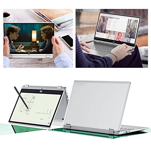 FOTABPYTI Laptop 13.3 Inch 100‑240V 6000mAh IPS Touch Screen Laptop for Study (16+1TB US Plug)