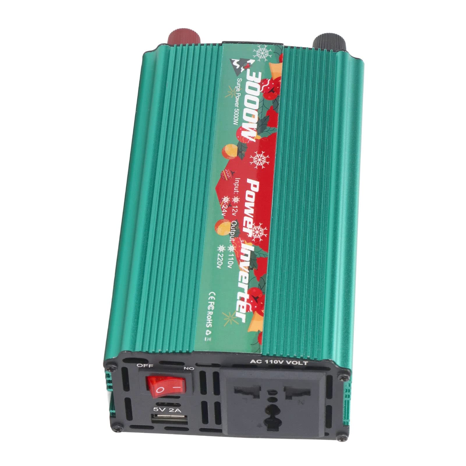 Intelligent Car Power Inverter DC to AC Outdoor Sine Solar Inverter 24V 3000W (110V)