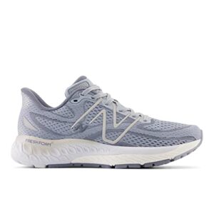 New Balance Women's W880G13 Running Shoe, Light Arctic Grey/Arctic Grey/Light Silver Metallic, 7