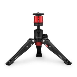 ifootage small tripod, professional mini tripod for photography, tabletop tripod for photography, aluminum heavy duty, desktop tripod compatible with sony, nikon, canon dslr camera, ifootage base