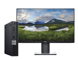 dell optiplex 5060 micro intel core i5-8500t 2.1ghz, 32gb ram, 512gb ssd, windows 11 pro 64bit 24" lcd (renewed)