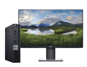 dell optiplex 5060 micro intel core i5-8500t 2.1ghz, 32gb ram, 256gb ssd, windows 11 pro 64bit 24" lcd (renewed)