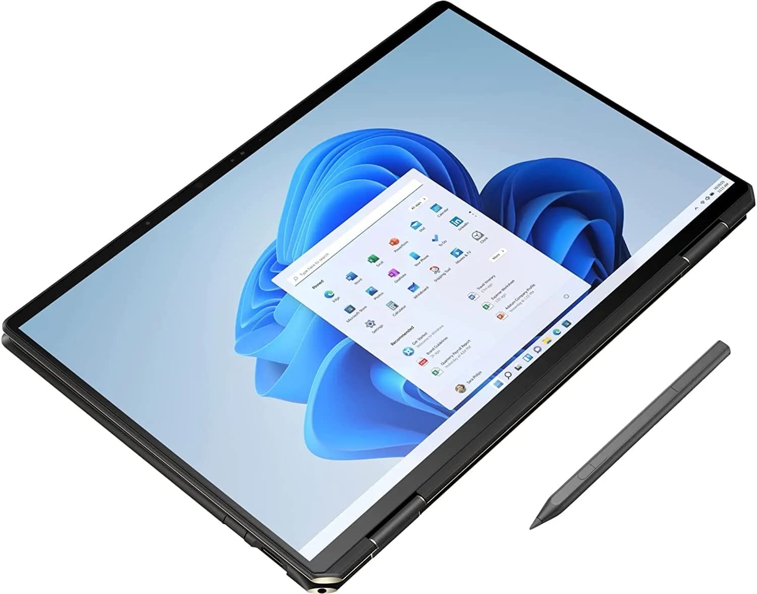 HP Spectre x360 2-in-1 Business Laptop (16" 3K QHD+ Touchscreen, Intel 14-Core i7-12700H, 16GB RAM, 2TB SSD, IST Stylus), Long Battery Life, Fingerprint, Backlit, Thunderbolt 4, Wi-Fi 6E, Win 11 Pro