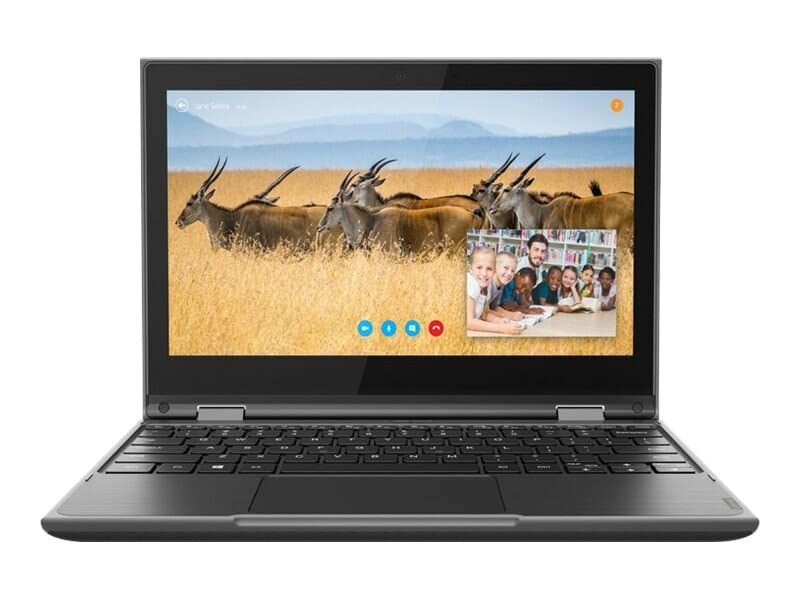 Lenovo 2022 Flex 3 Touchscreen Laptop, 2-in-1 11.6" HD for Business and Student Laptop, N4120 CPU, 4GB LPDDR3, 64GB eMMC, Webcam, Black, Windows 10 Pro